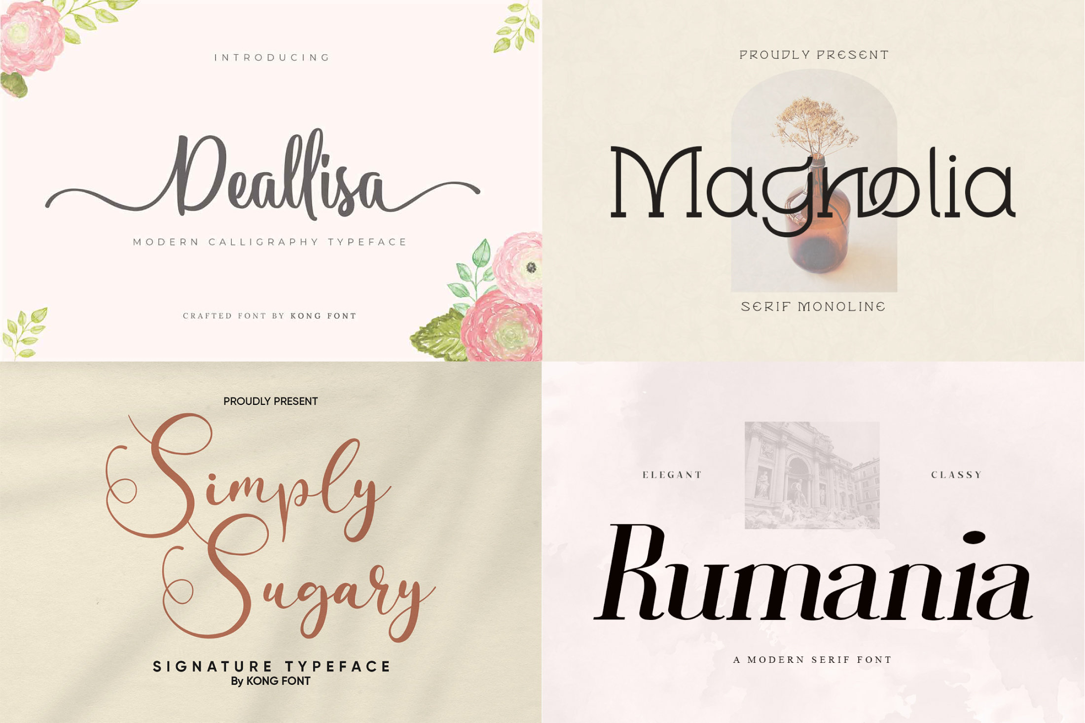 100 Modern Font Bundle Vol 2: Comprehensive Collection of Contemporary ...