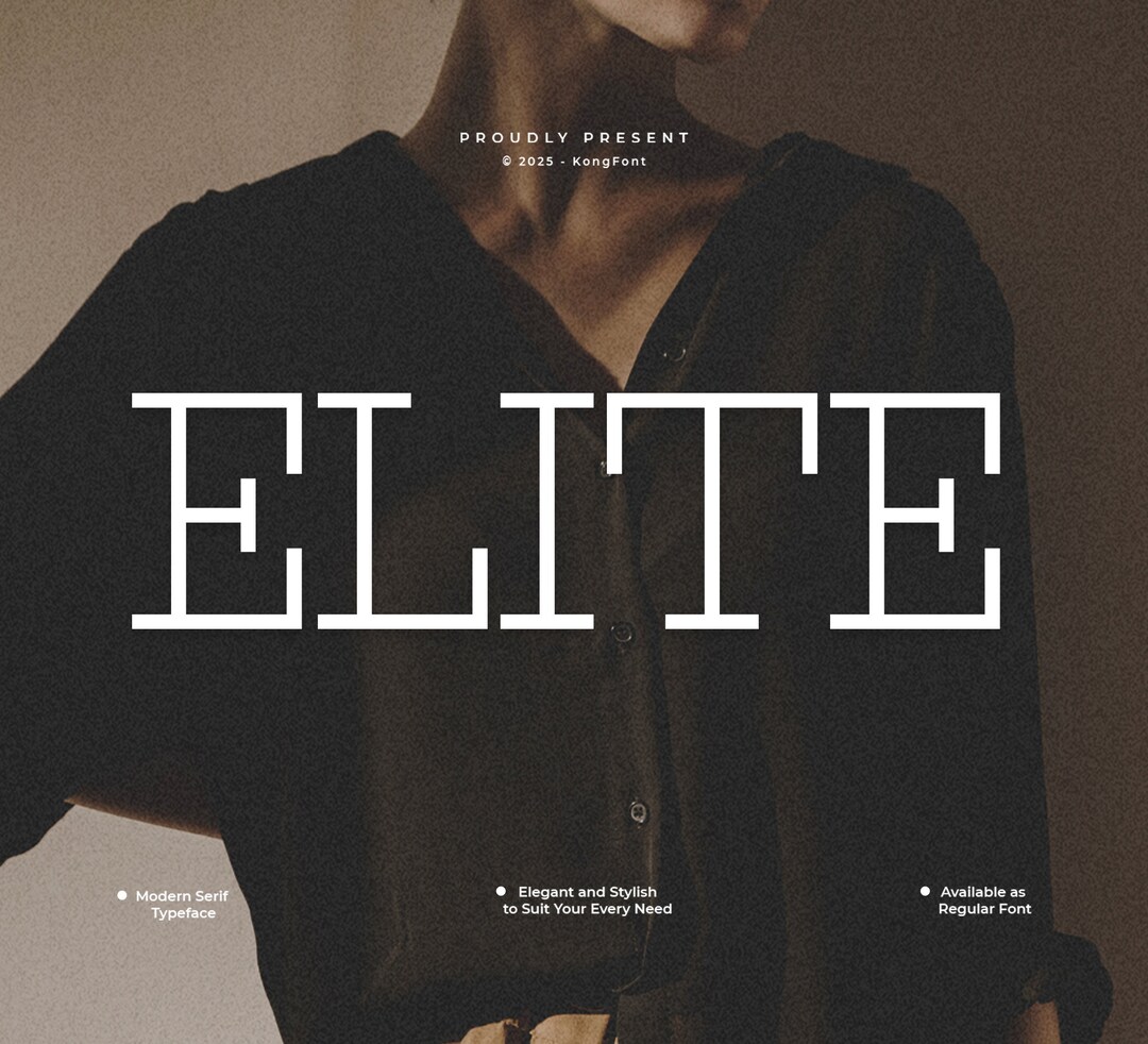 Modern Font, Serif Font, Elite Font, Elegant Typeface, Professional ...
