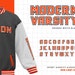 Modern Varsity Font SVG, Font, Modern Fonts, Varsity Jacket, Sports ...