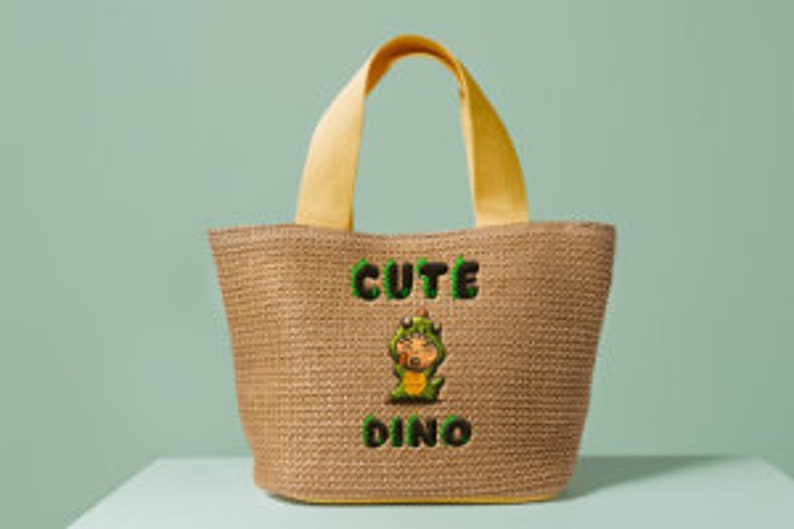 Embroidery Fonts Bundle, Modern Font, Dino Font Set - Dino Embroidery ...