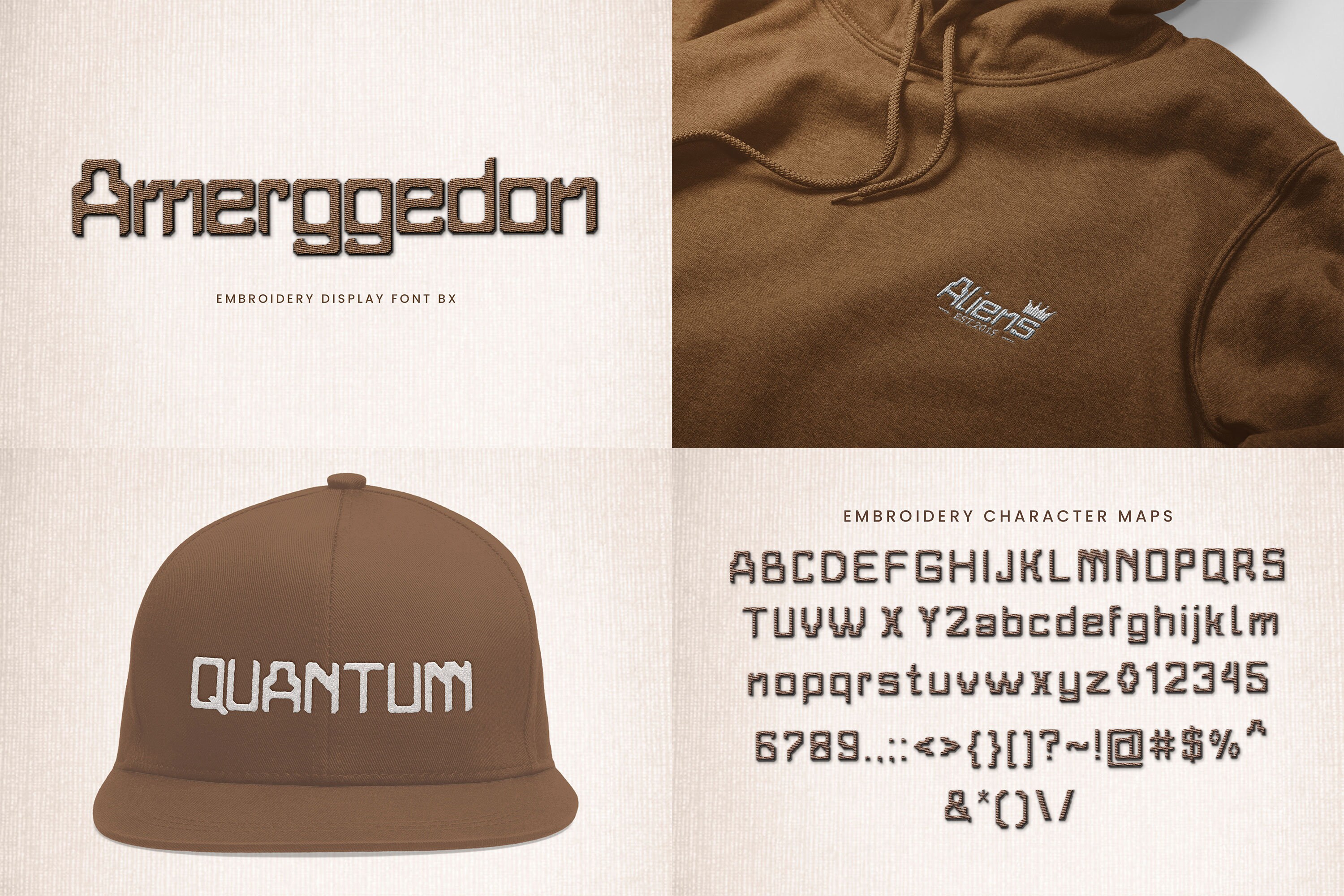 Modern Embroidery Font Bundle, Embroidery Font, Pes Embroidery Font ...