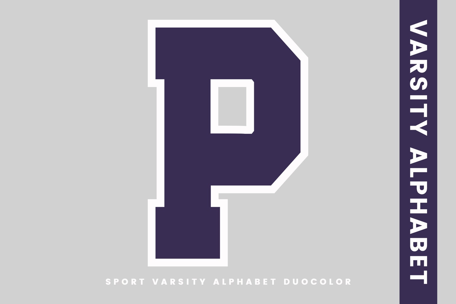 Modern Varsity Font SVG, Varsity Letter Font, Font SVG, Vector Font ...