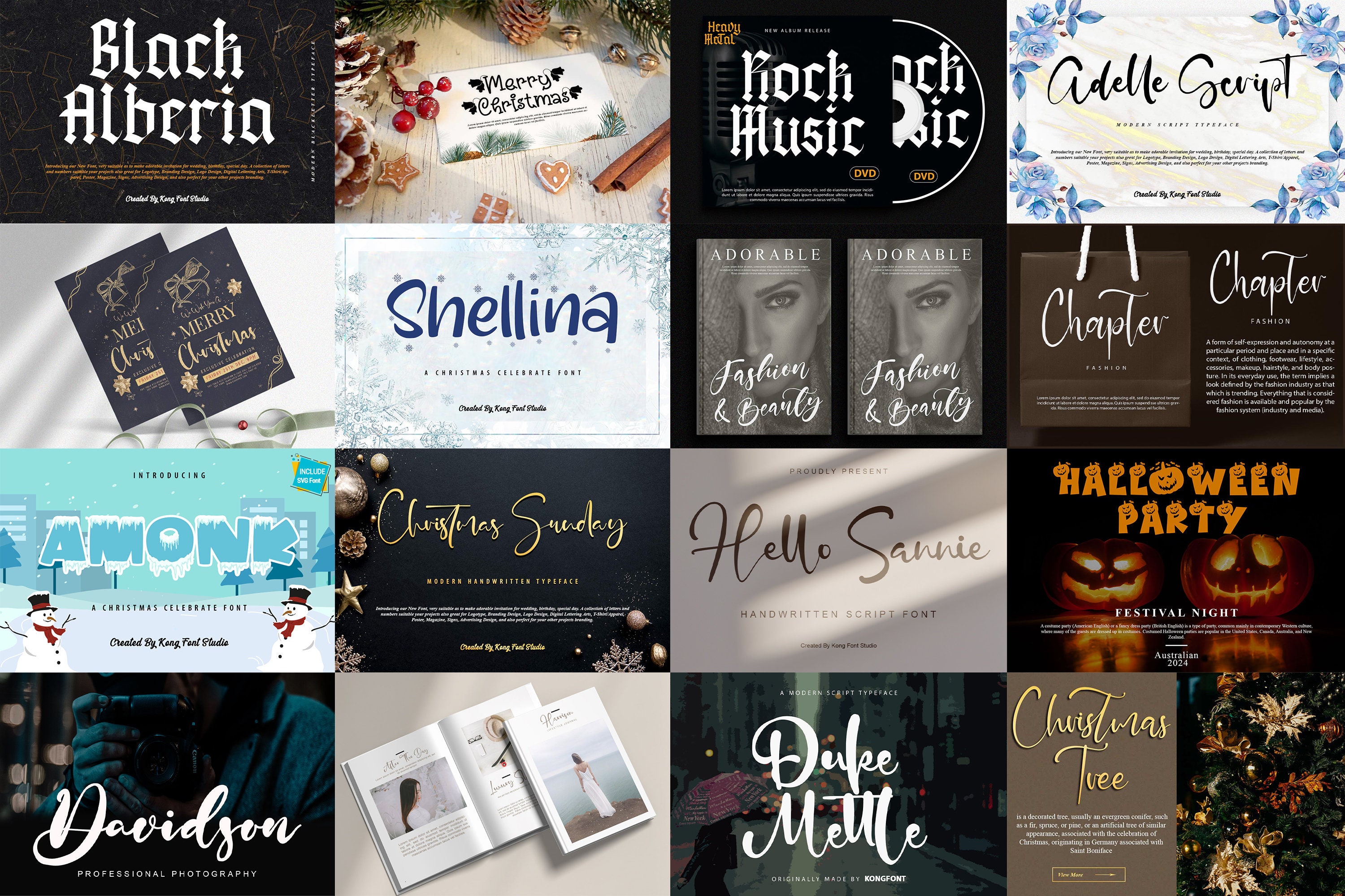 100 Modern Font Bundle, Procreate Font, Branding Font, Handwritten Font ...