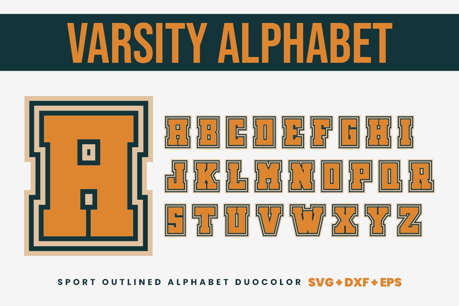 Modern Varsity Font SVG, Modern Art Font, Baseball Font, Font SVG ...