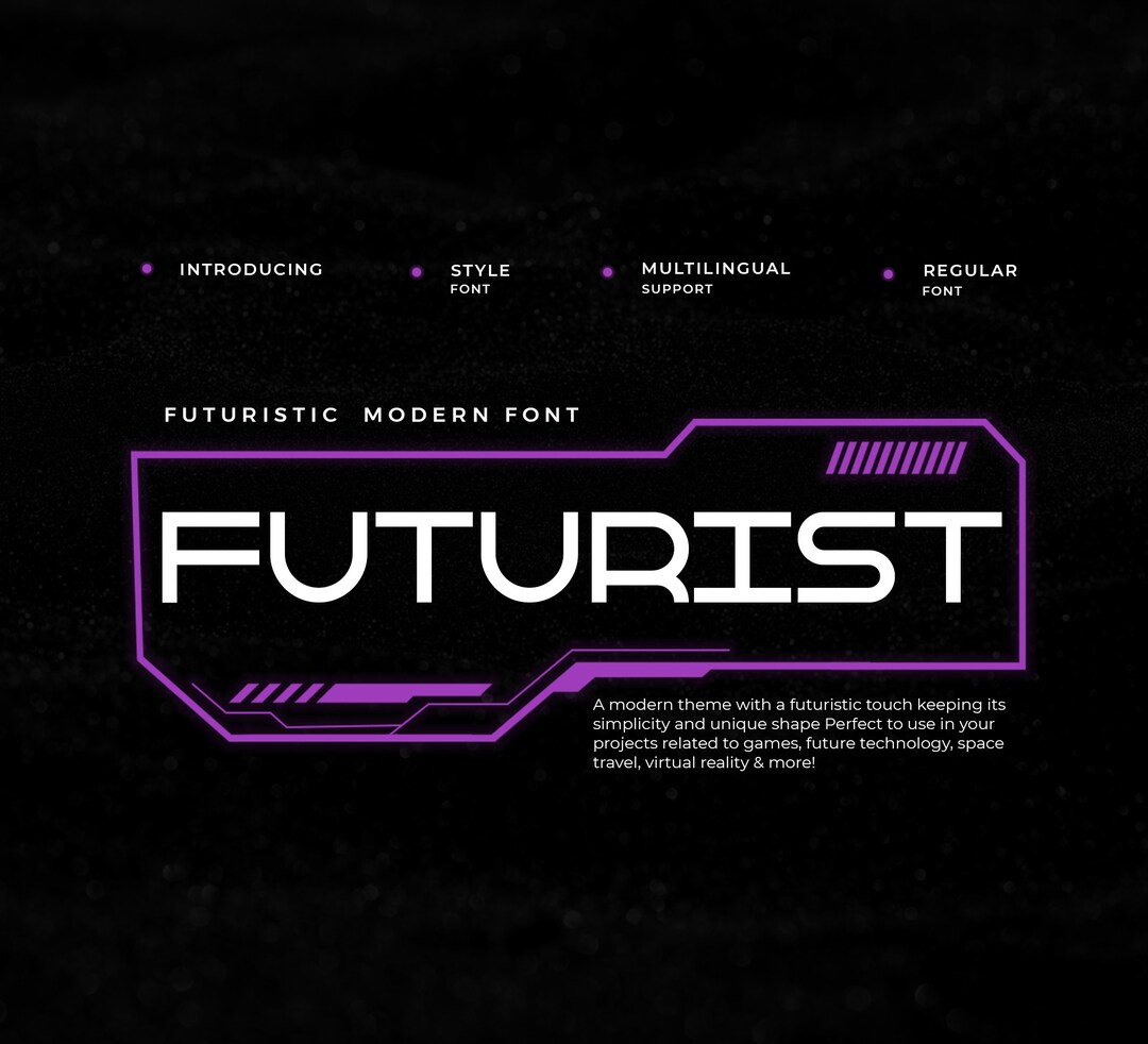 Modern Font, Display Font, Futuristic Font, Professional Font Explore ...