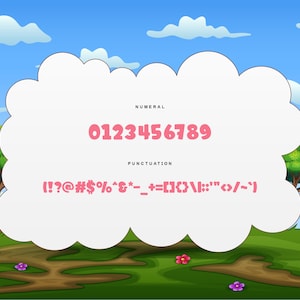 Modern Font, Kids Font, Larva Pink Font, Modern Kids, Typeface, Vibrant ...