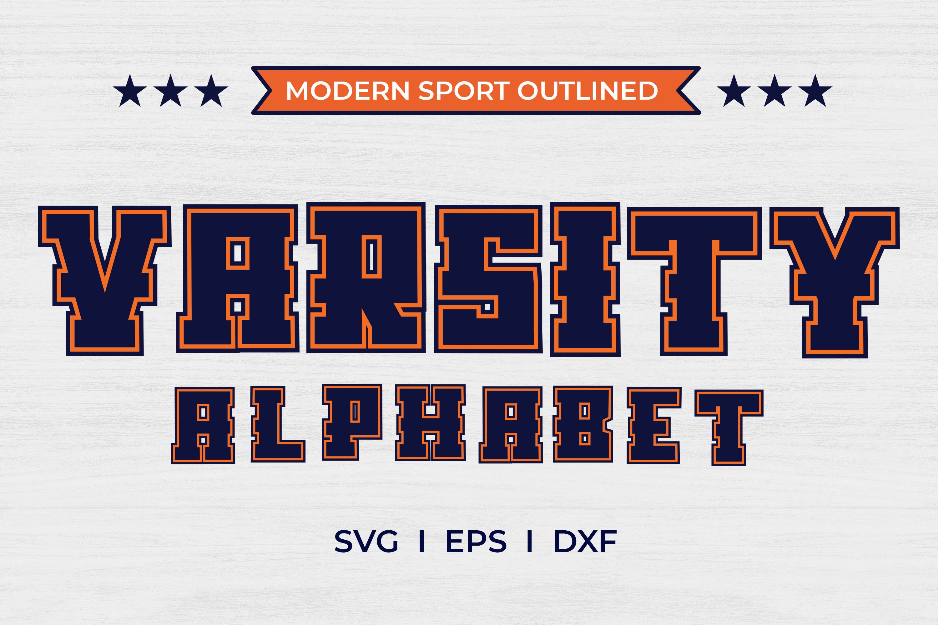 Modern Varsity Double Stroke Font, Varsity Font SVG, Baseball Font, Sports Font, Font SVG ...