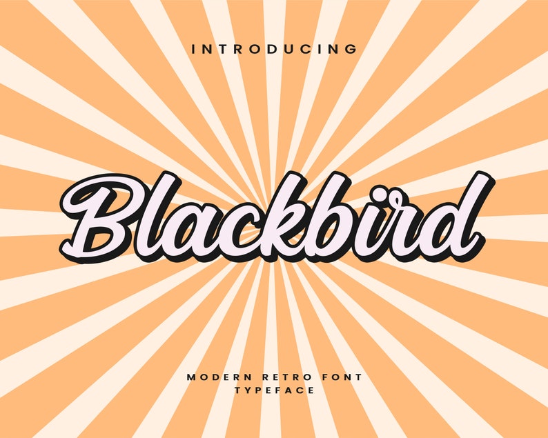 Vintage Retro Modern Font Bundle | Instant Download | Perfect for Canva ...