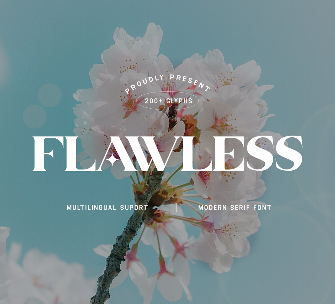 Modern Font, Refined Font, Design Font, Flawless Font, Serif Font ...