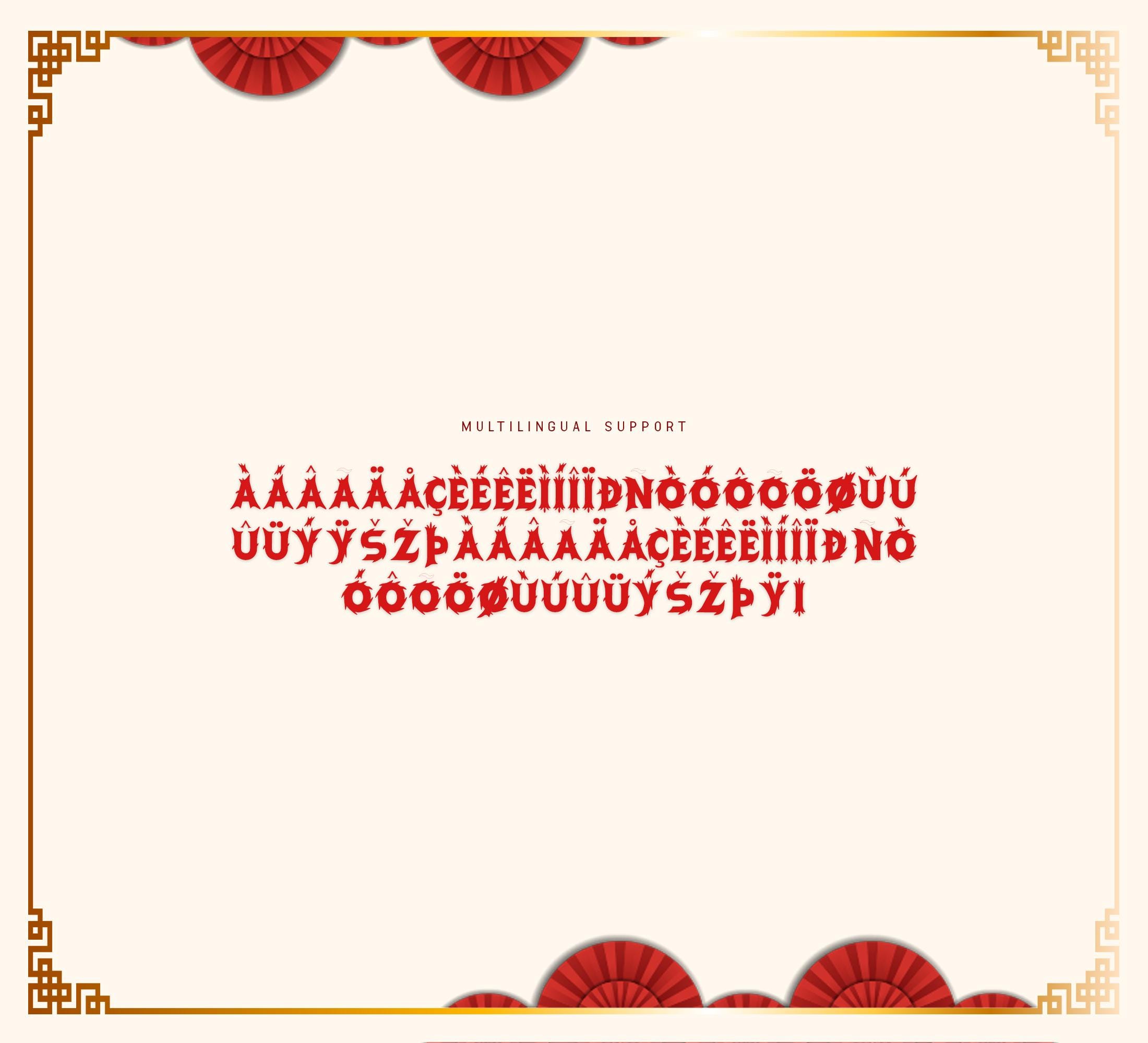 Modern Font, Display Font, Typeface, Style Fonts - Chinese Shadow ...