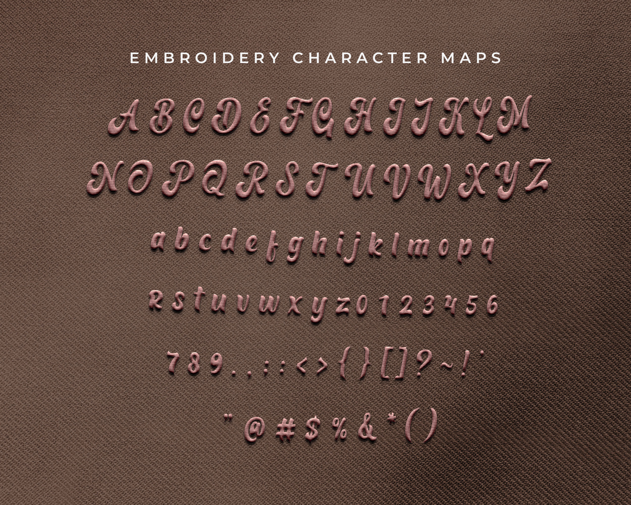 Modern Embroidery Font Font Embroidery Font Modern Font - Etsy