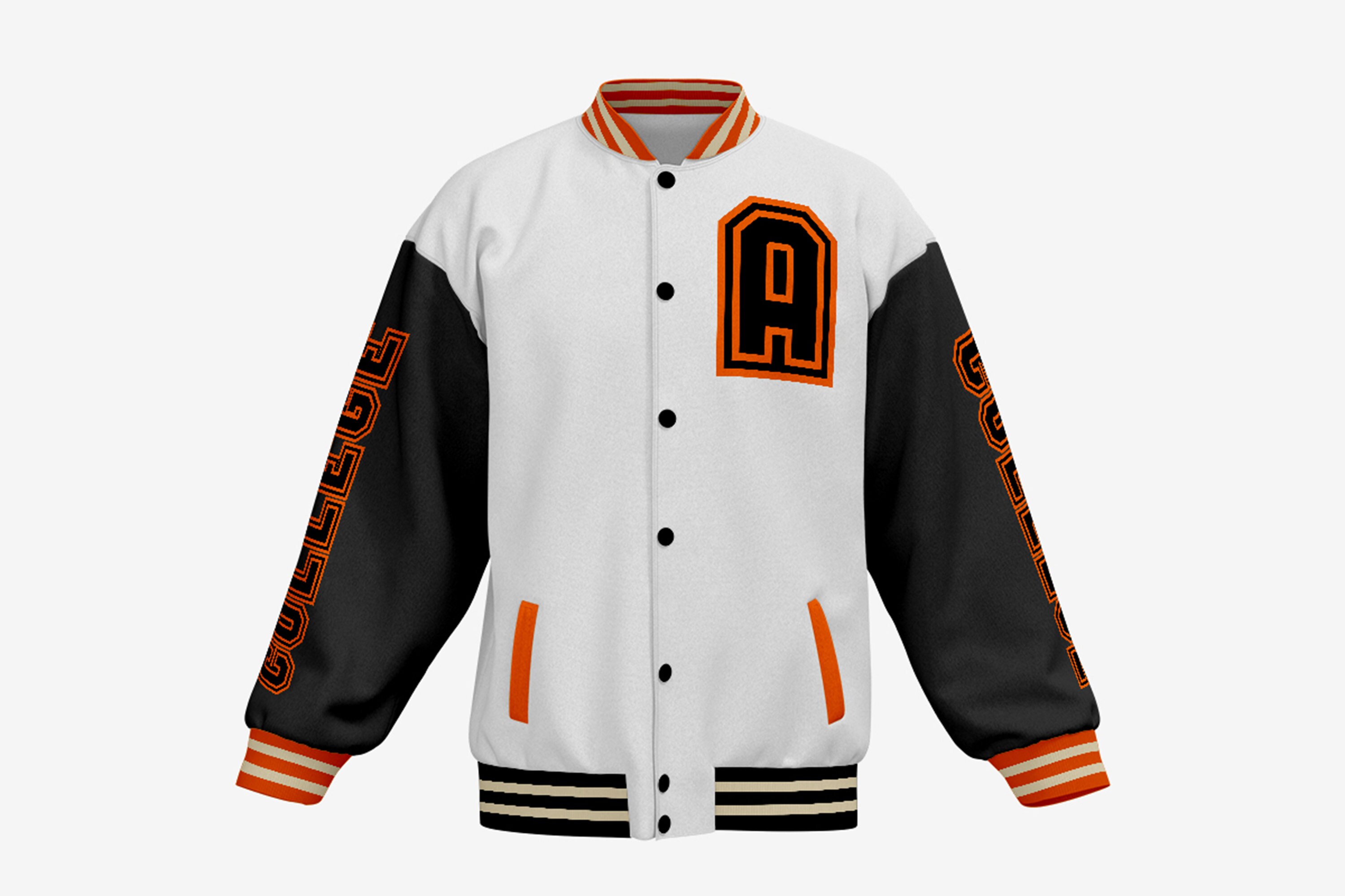 Modern Varsity Font SVG, Font SVG, Varsity Letters, Vintage Varsity ...