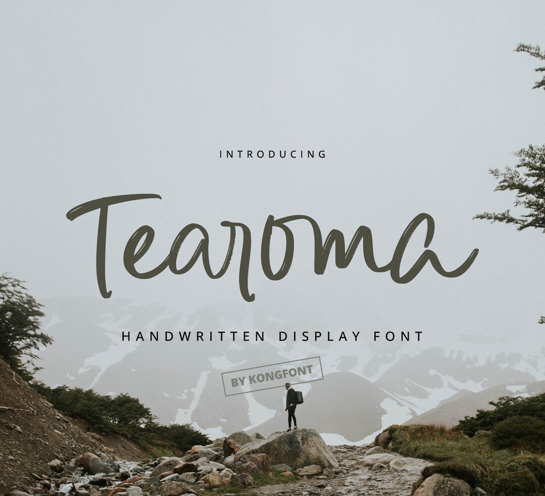 Modern Font, Font Design, Font Collection, Script Font, Tearoma Font ...