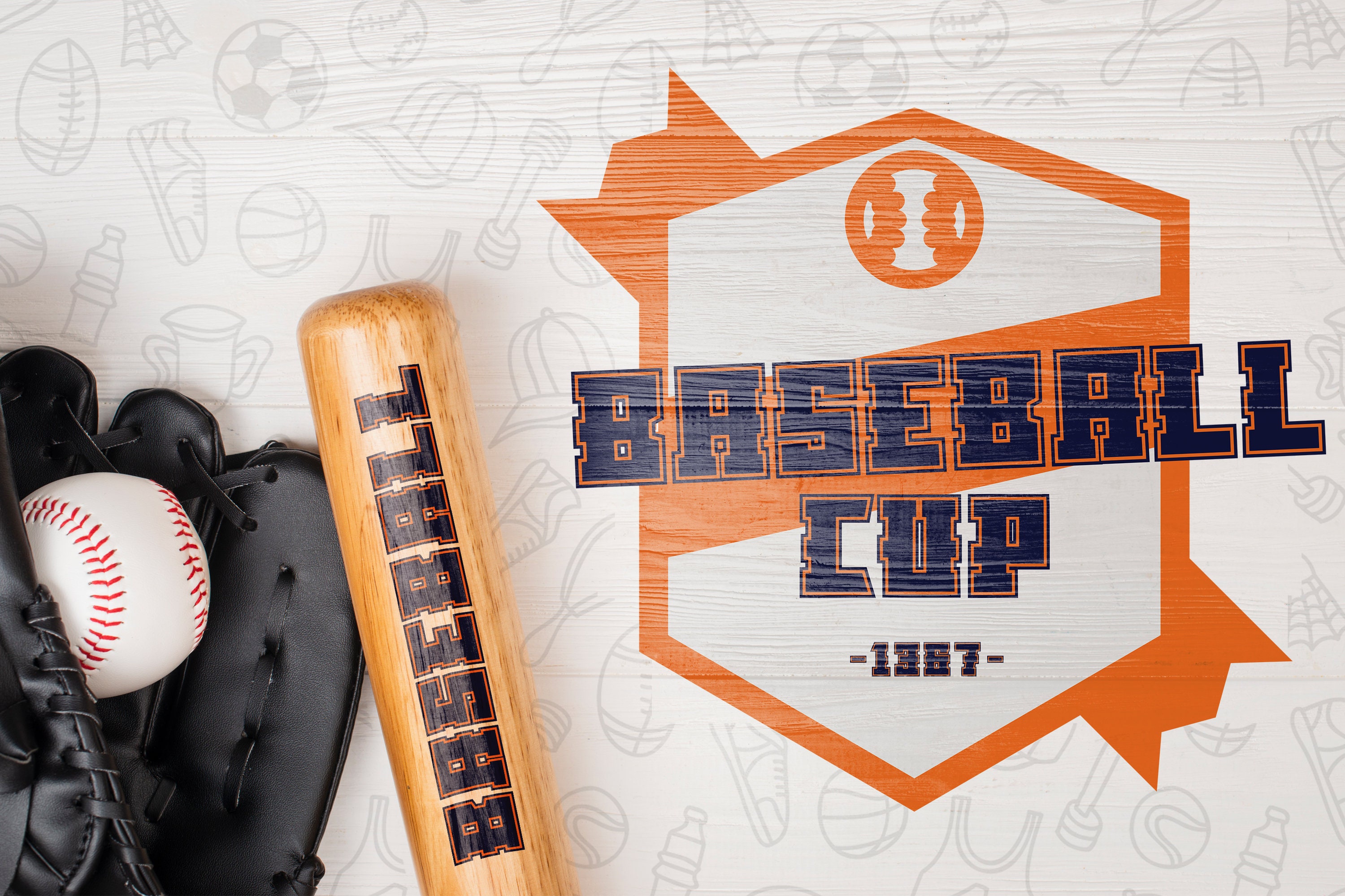Modern Varsity Double Stroke Font, Varsity Font SVG, Baseball Font ...