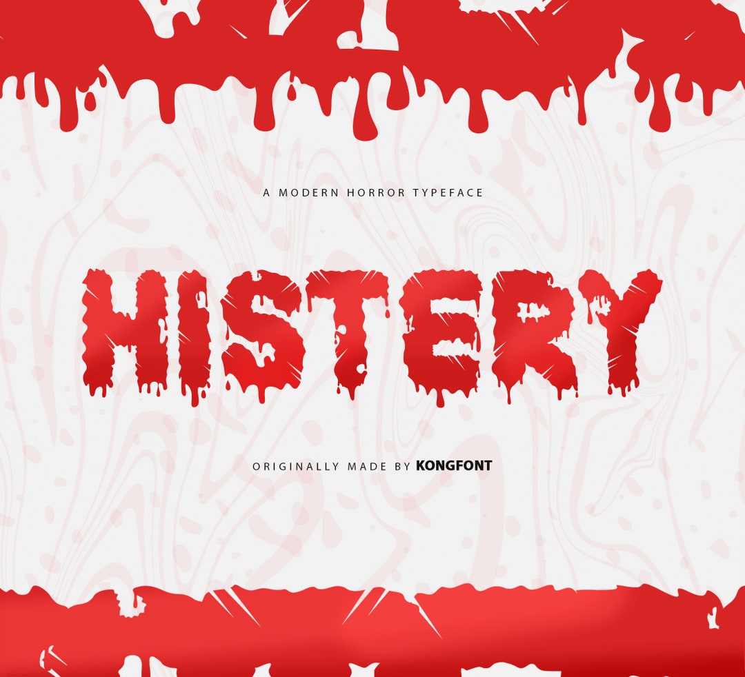 Modern Font, Horror Font, Display Font, Creative Typeface - Modern ...