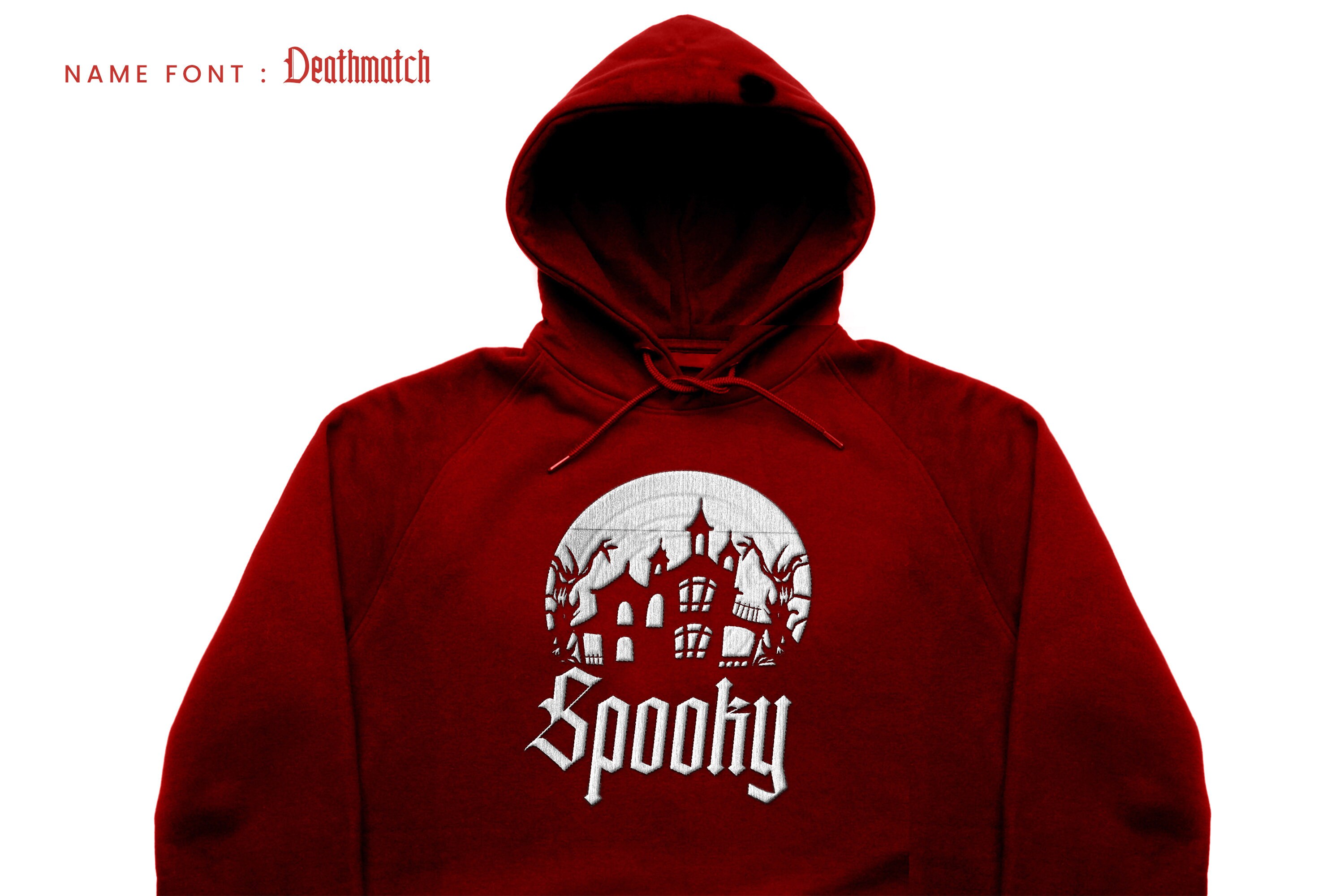 Modern Horror Embroidery Font Bundle, Embroidery Font, Groovy Font ...