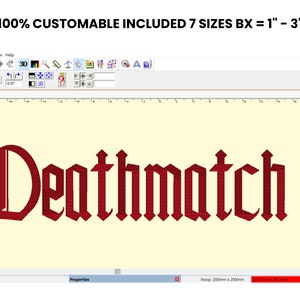 Modern Horror Embroidery Font Bundle, Embroidery Font, Groovy Font ...