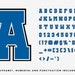 Modern Varsity Font SVG, Varsity Regular Font, Varsity Font Numbers ...