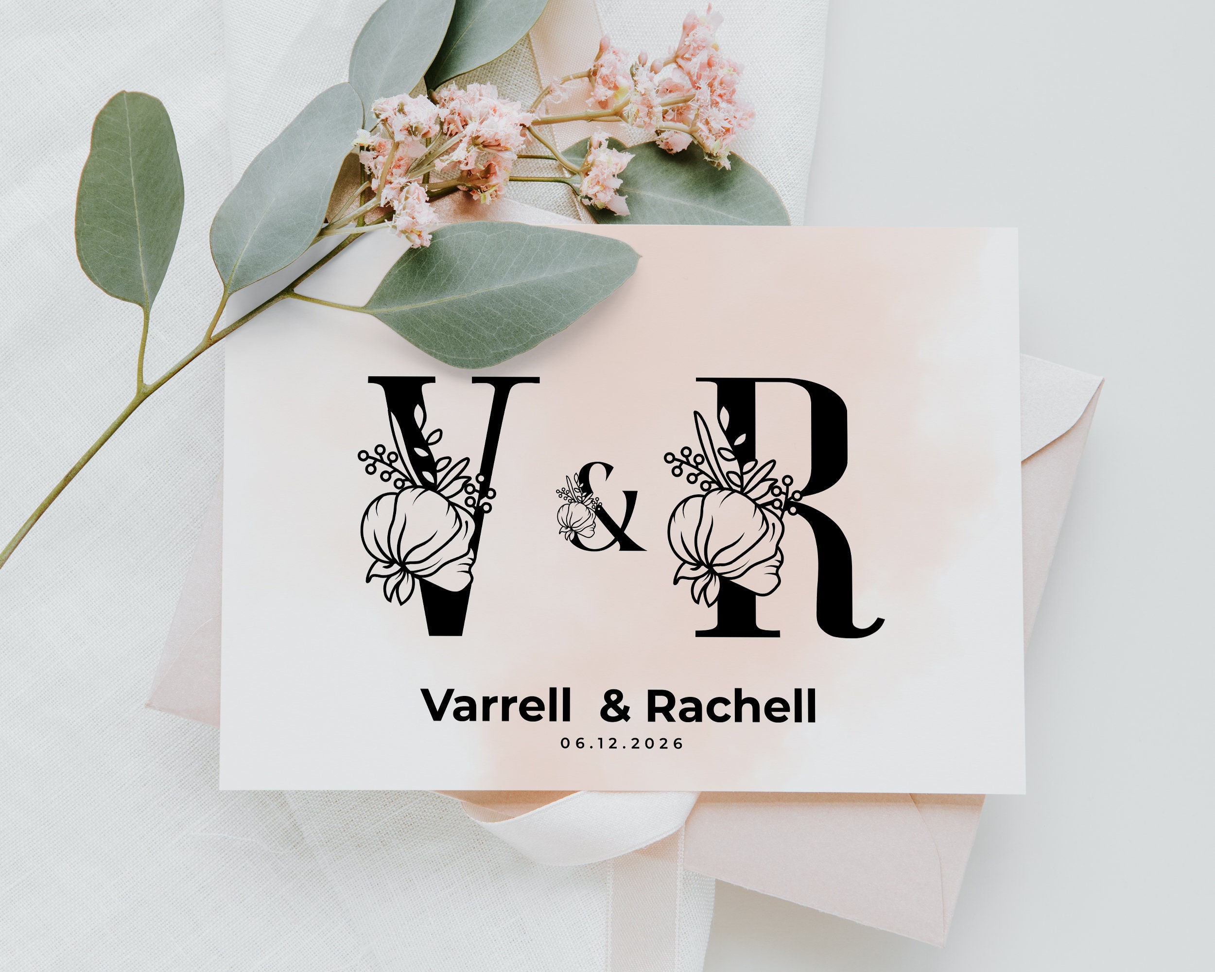 Monogram Font Calligraphy Font Cursive Font Wedding Font - Etsy