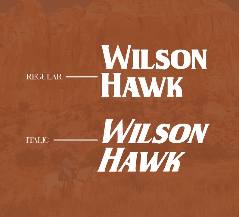 Modern Font, Serif Font, Wilson Hawk Font, Elegant Font, Design Font ...