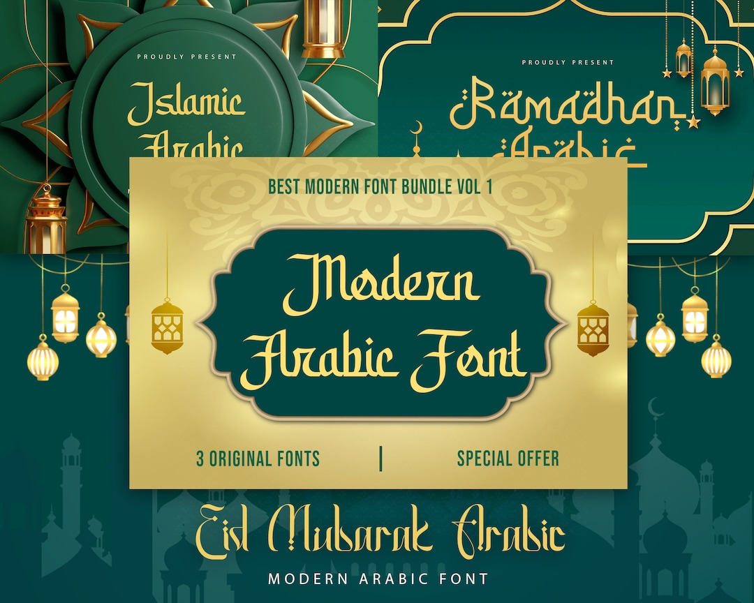 Modern Font, Font, Arabic Bundle Font, Calligraphy Font, Handwriting ...