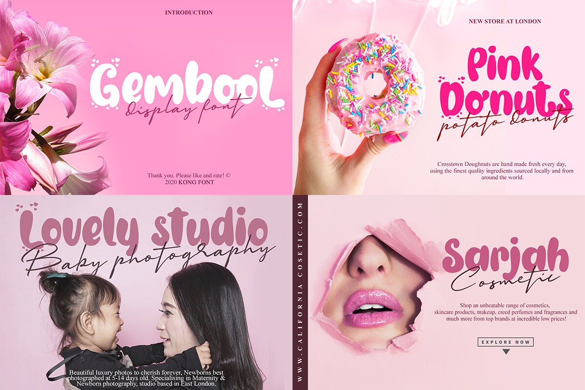 Modern Cute Font Bundle, Cute Font, Smooth Fonts, Friends Font, Doodle ...