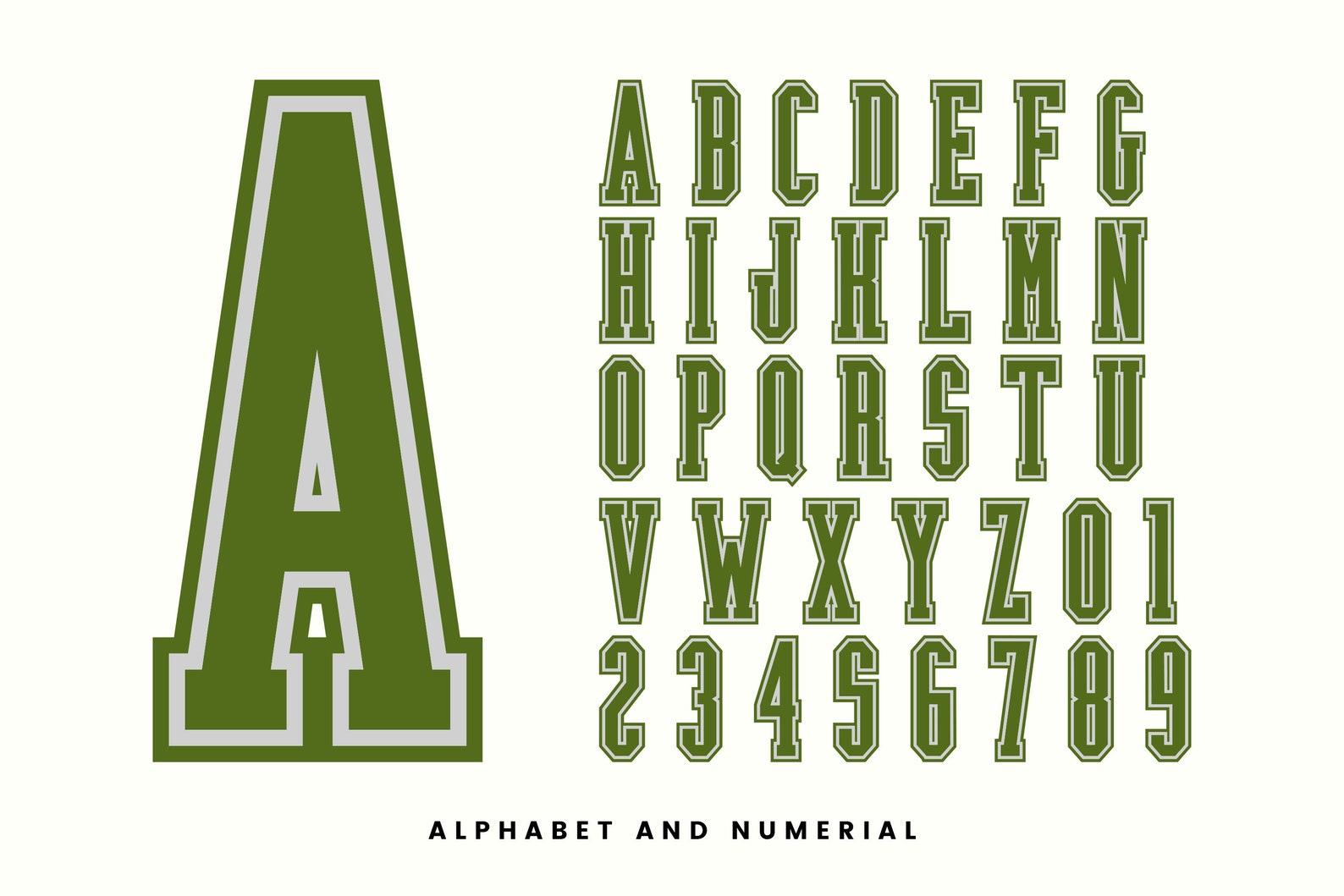 Modern Varsity Font SVG, Varsity, Font, Baseball Font, Varsity Font ...