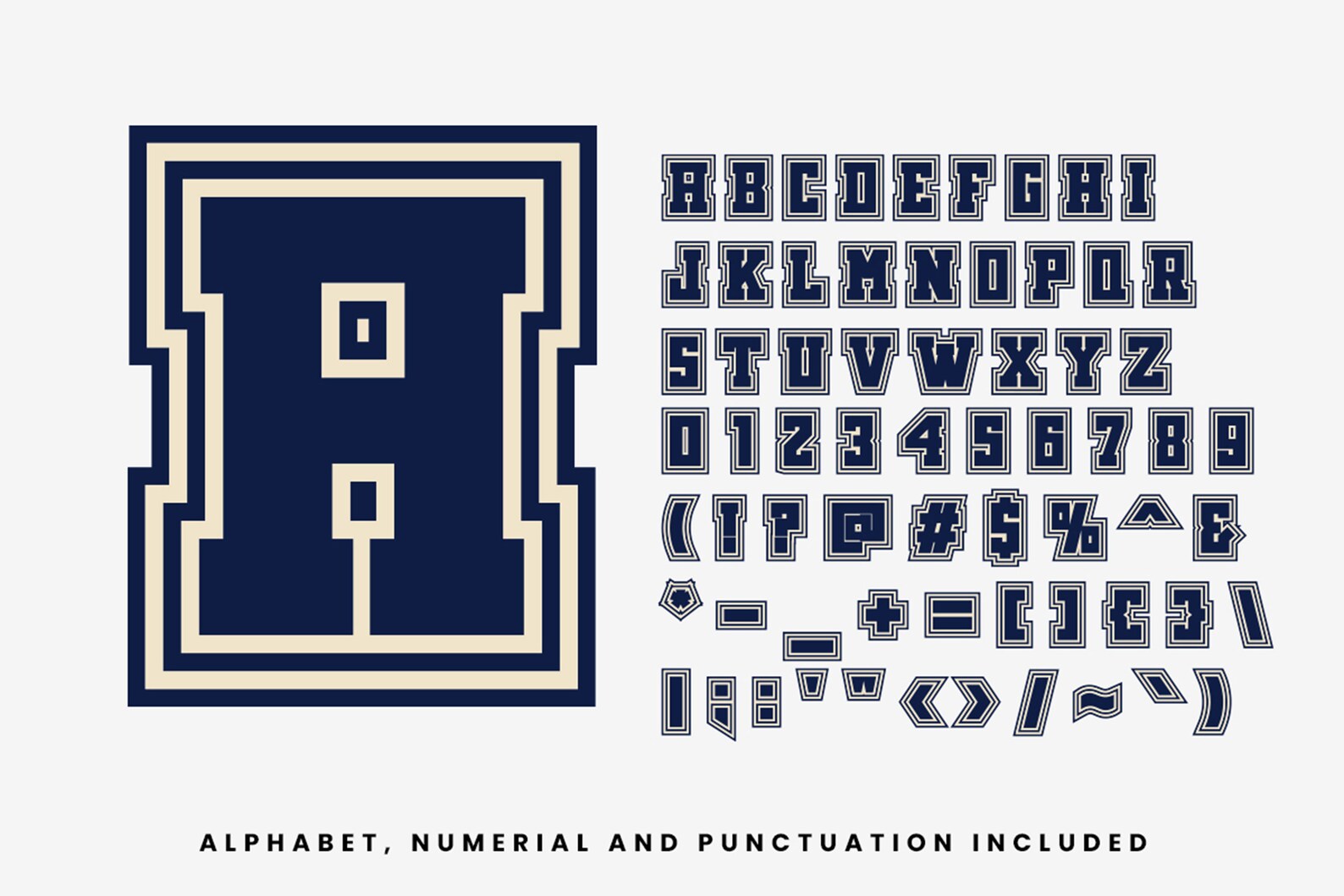 Modern Varsity Font SVG, Varsity Letter Font, Varsity Fonts, Varsity ...