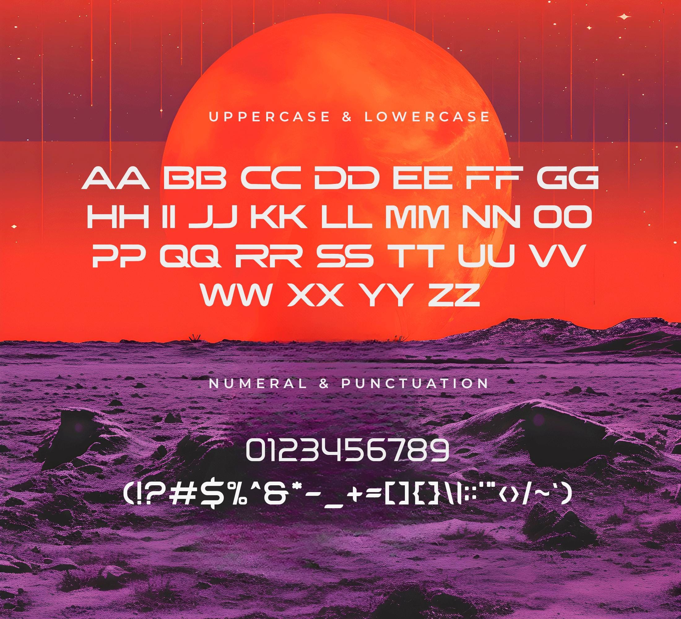 Modern Display Font Flash, Speed-inspired Futuristic Typeface - Etsy
