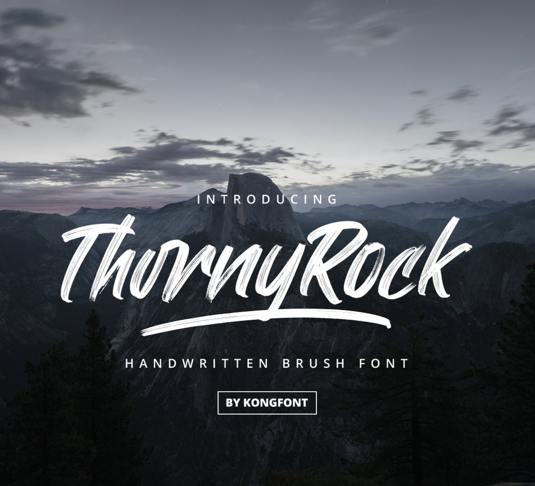 Modern Font, Brush Font, Handwritten, Script Typeface Modern Brush ...