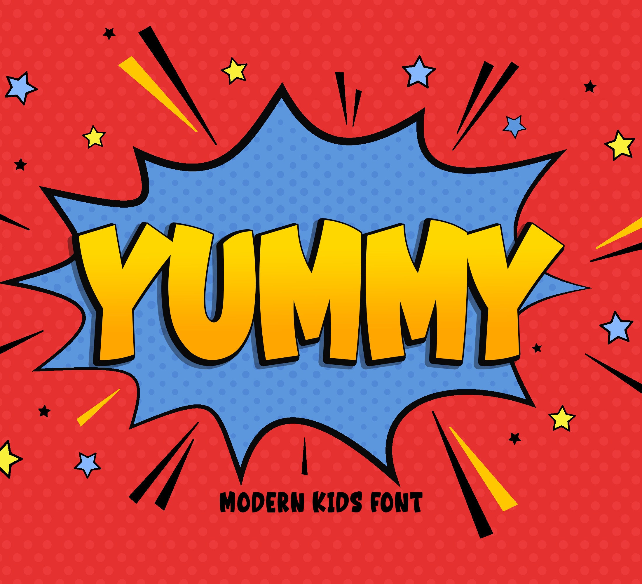 Modern Fonts, Kids Font, Playful Typeface, Colorful Design, Unique Font ...