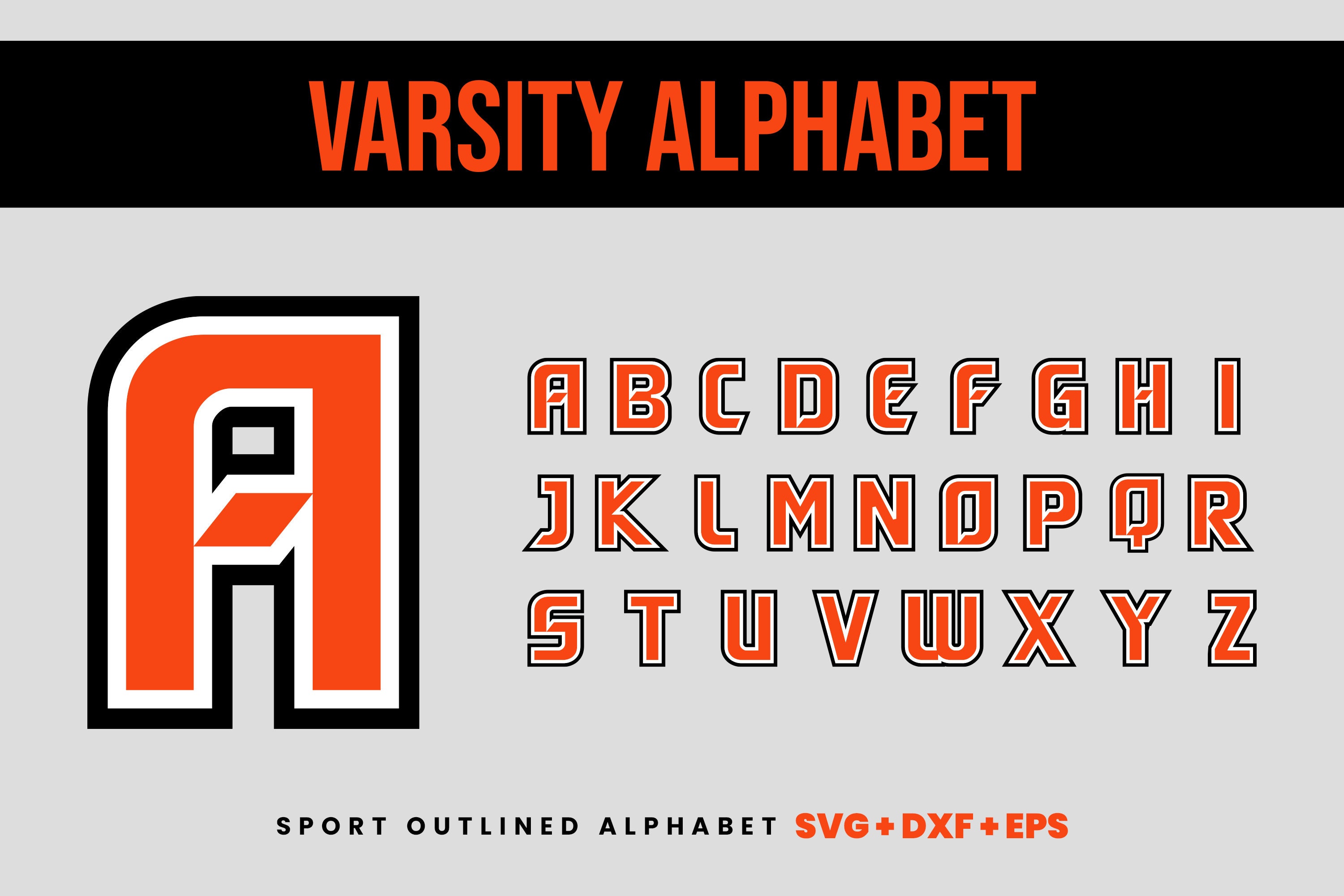 Modern Varsity Font SVG, Font, Modern Fonts, Varsity Jacket, Sports ...
