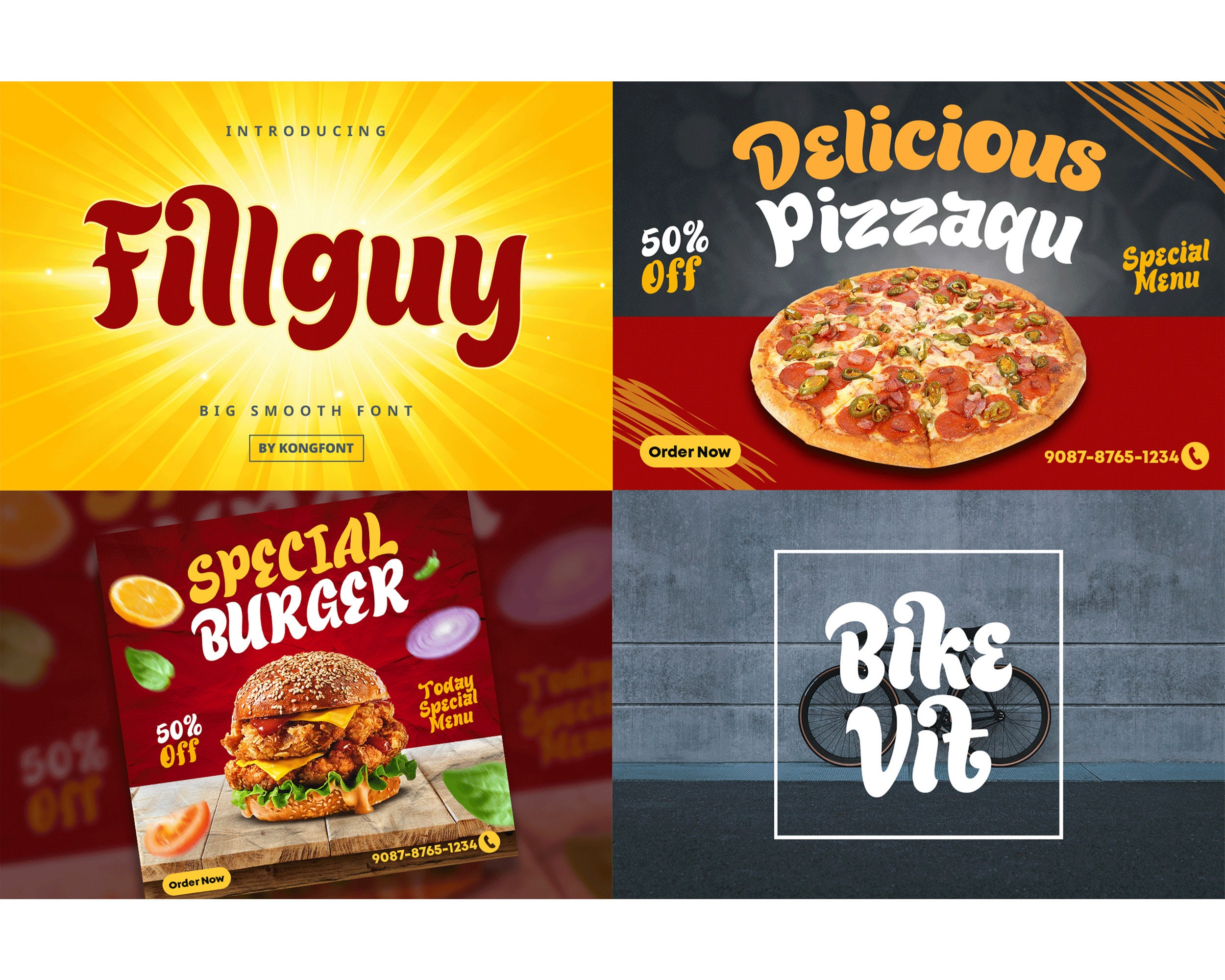 Modern Cute Font Bundle, Cute Font, Fun Font, Smooth Fonts, Doodle ...