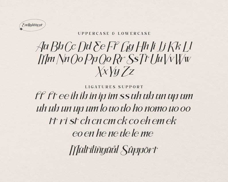 Modern Font, Serif Font, Digital Font, Minimalist Font, Design Font ...