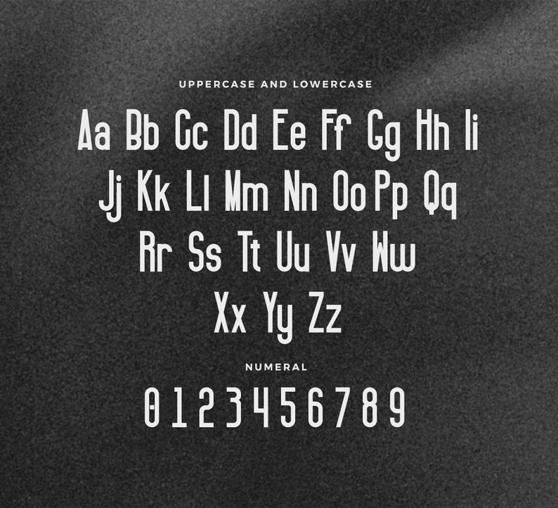 Modern Font, Sans Serif Font, Sleek Font Design, Creative Font Beatrisa ...