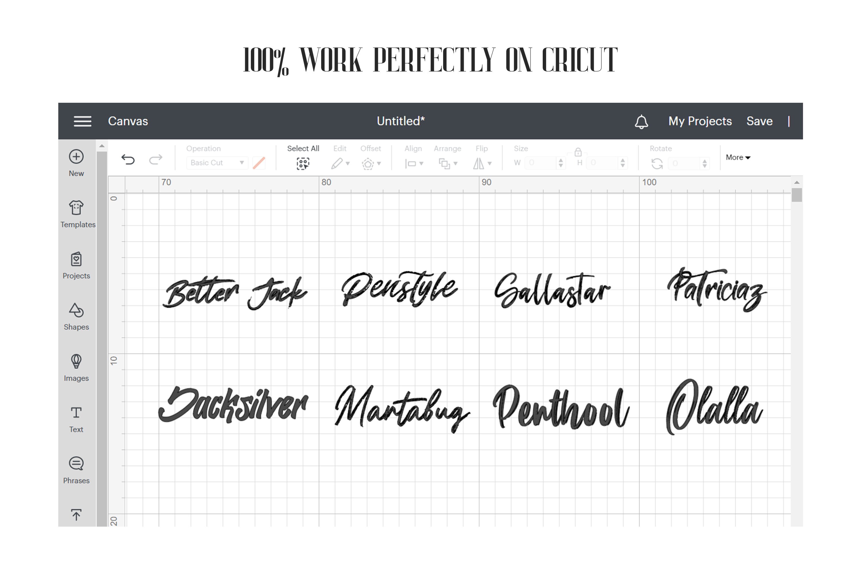 Modern Brush Font Bundle Brush Font Paint Brush Font Modern - Etsy