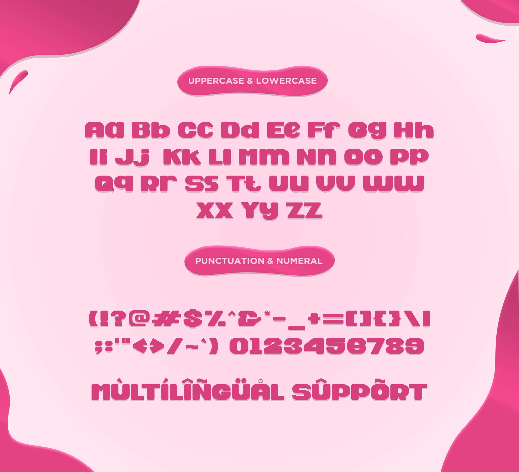 Modern Font, Kids Font, Playful Typeface, Children Font Playful Modern ...