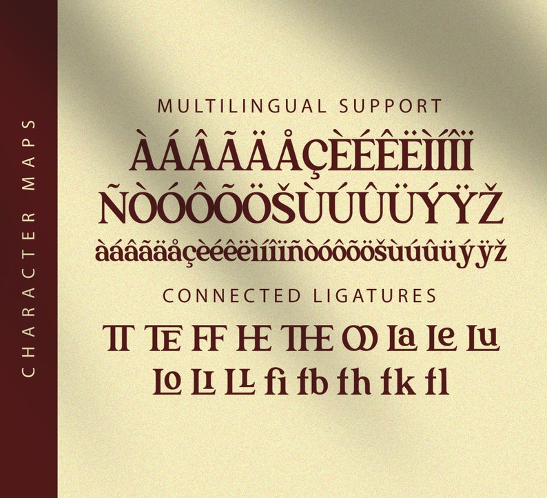 Modern Font, Serif Font, Bold Typeface, Elegant Typography - Make a ...