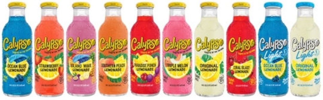 473ML Calypso Bottle Drinks Ocean Blue Lemonade/tropical - Etsy