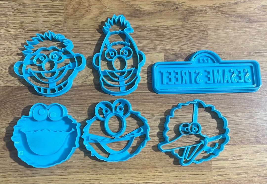 Elmo and Cookie Monster Cookie Cutter - Etsy