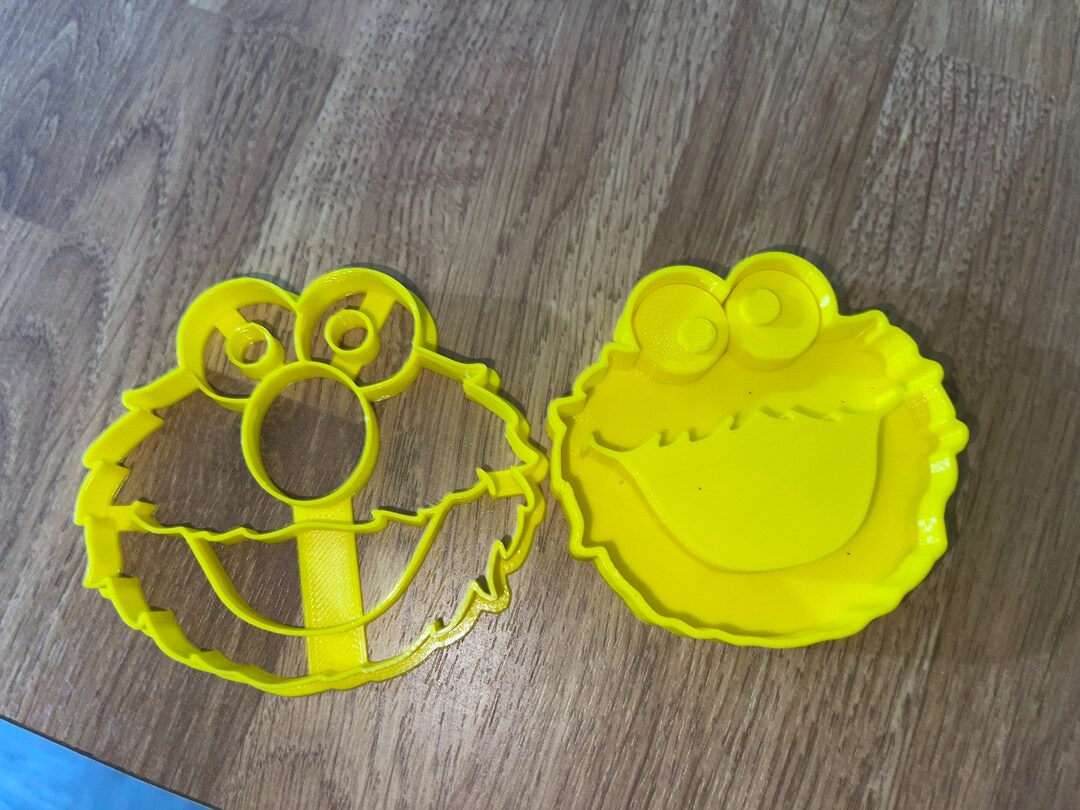 Elmo and Cookie Monster Cookie Cutter - Etsy