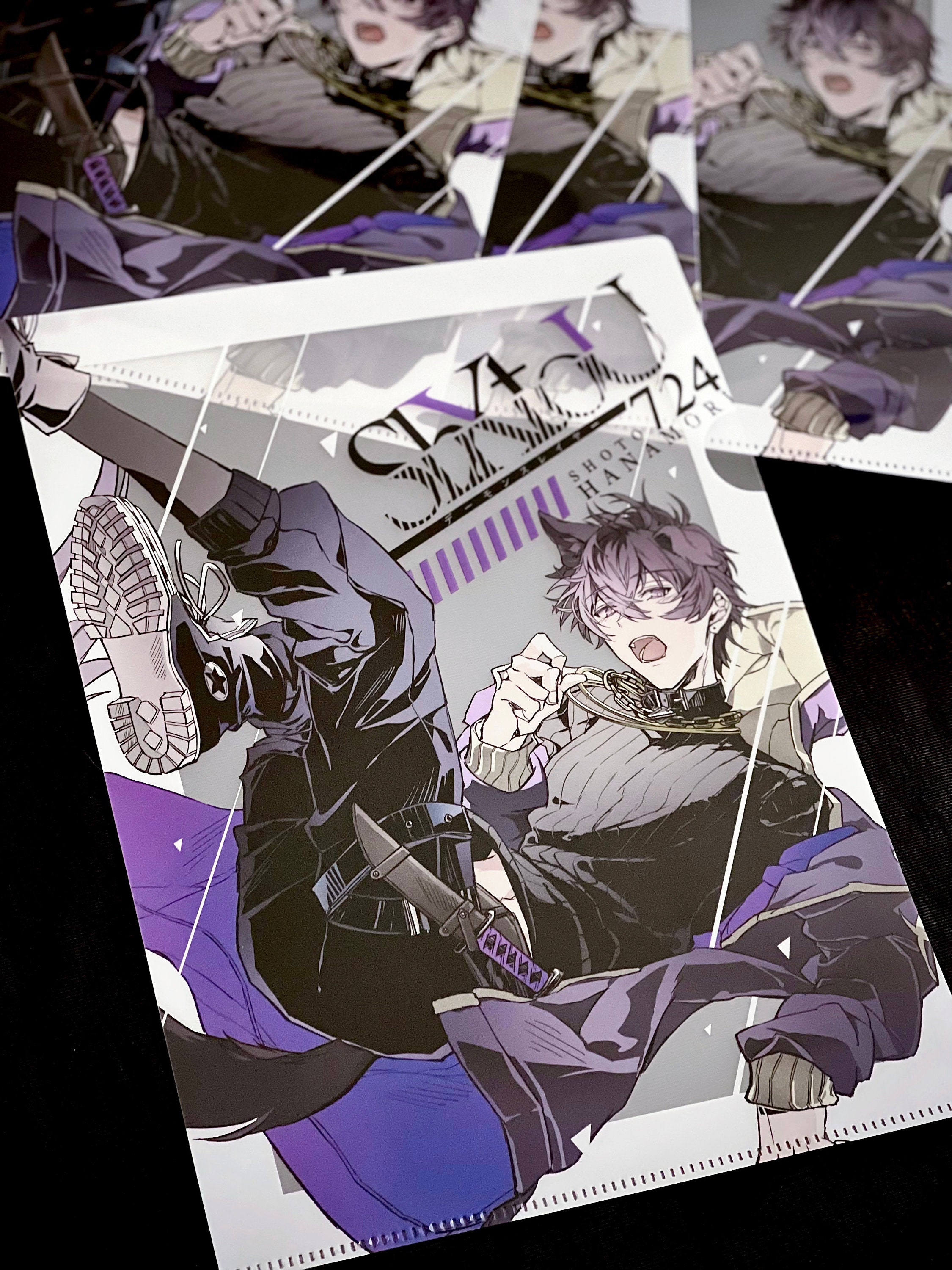 Vtuber Clear Folder Set shoto // Chronoir - Etsy