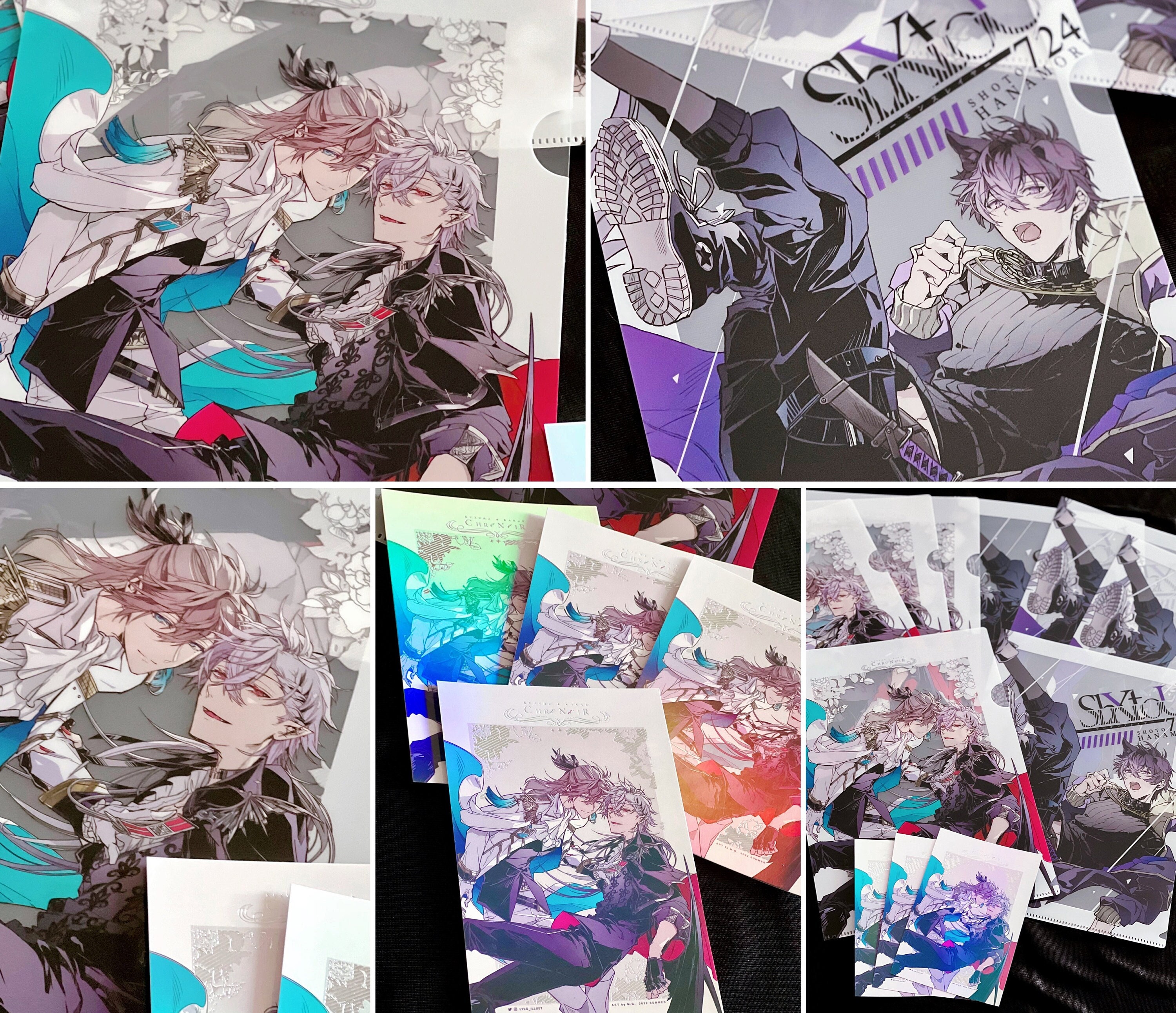 Vtuber Clear Folder Set shoto // Chronoir - Etsy Canada