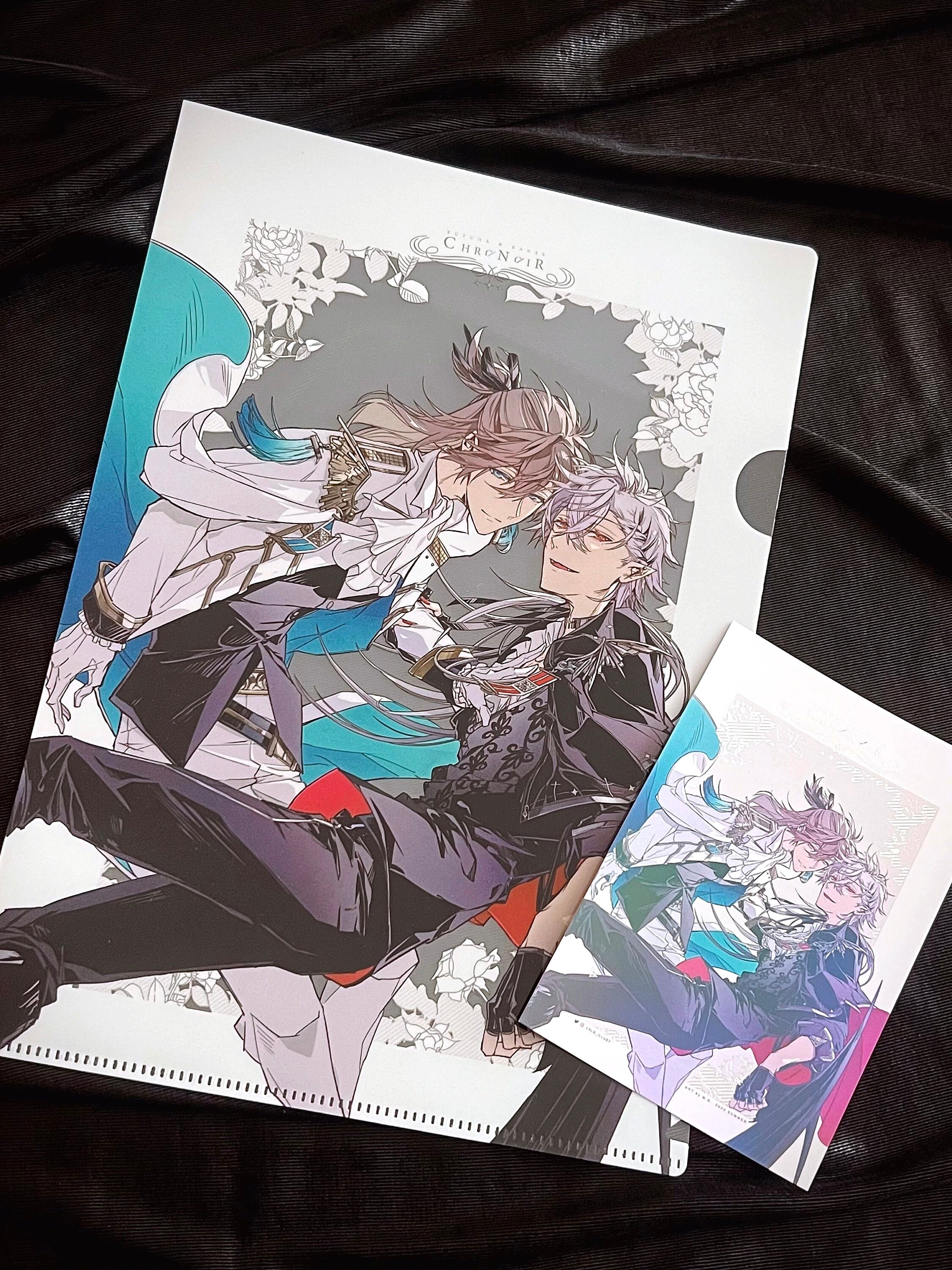 Vtuber Clear Folder Set shoto // Chronoir - Etsy Australia