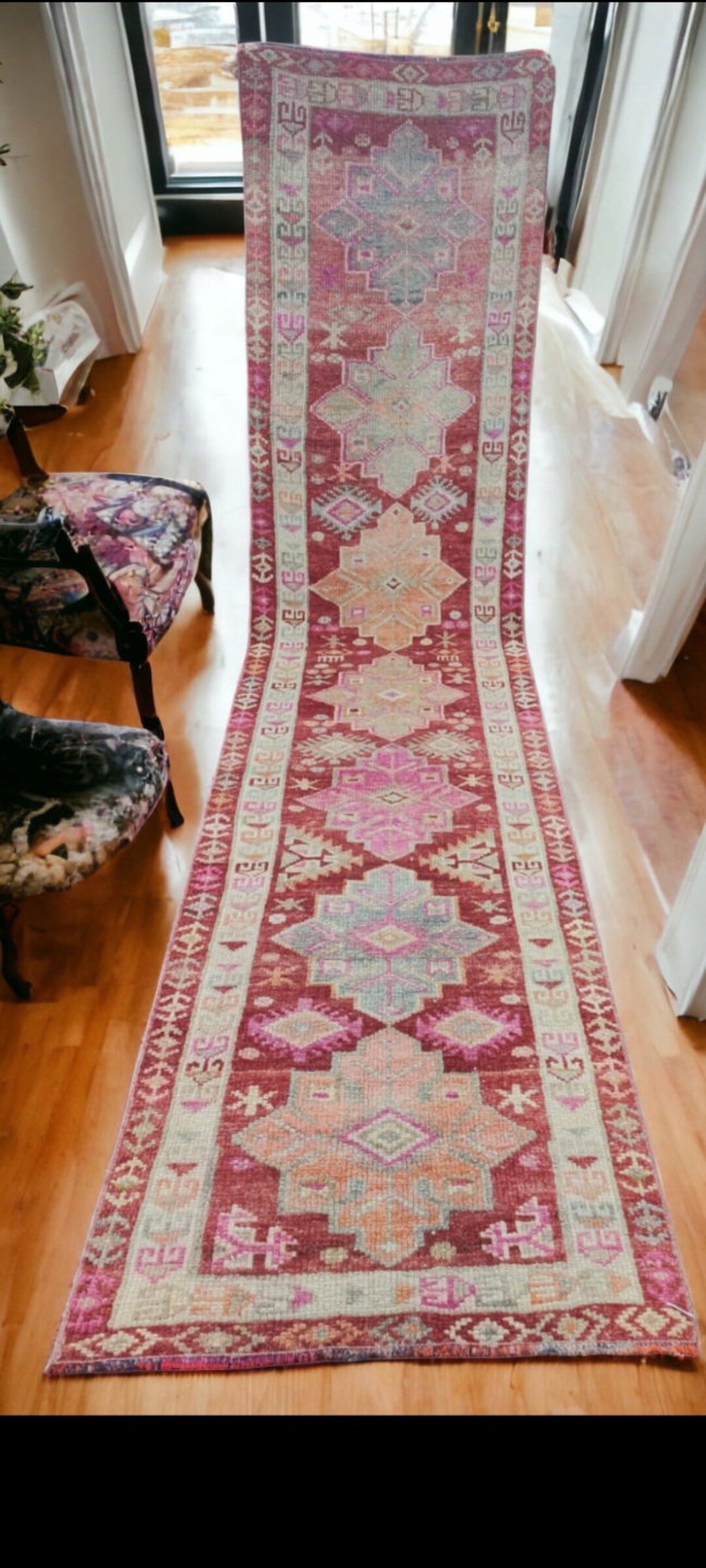 Long Hallway Runner Rug for Entryway 3x12 Long Oriental Hallway Runner ...