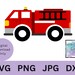Fire Engine SVG Digital Cut File | Instant Download | Firefighter ...