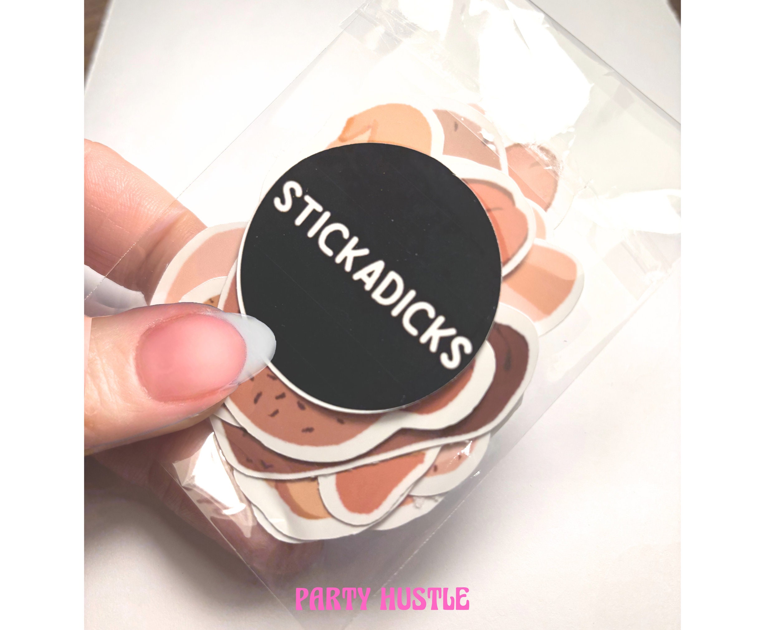 Stickadicks Bundle 14 Fun Vinyl Penis Stickers Playful Adult Novelty ...