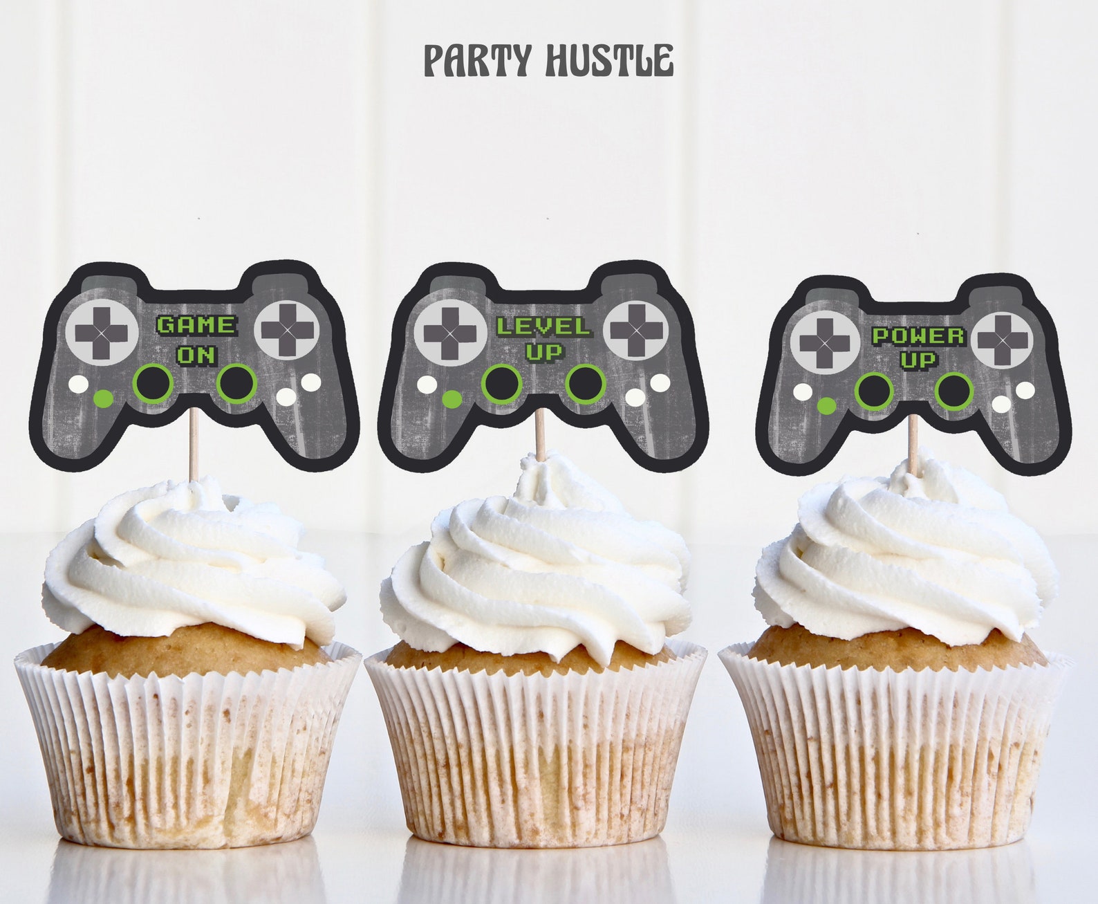 Printable Boys Gaming Cupcake Toppers Video Game Controller - Etsy