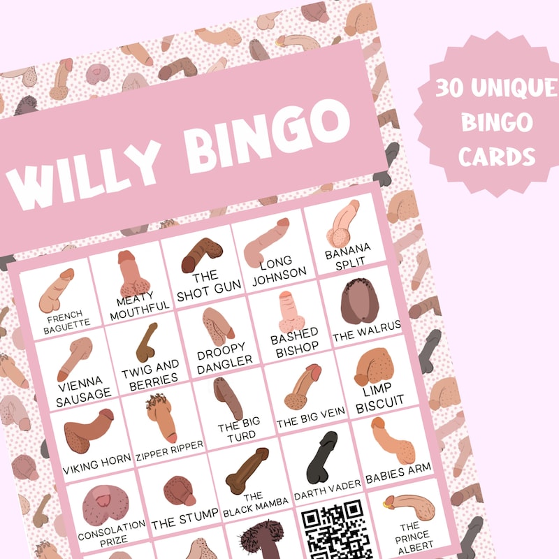 Willy Bingo - Etsy UK