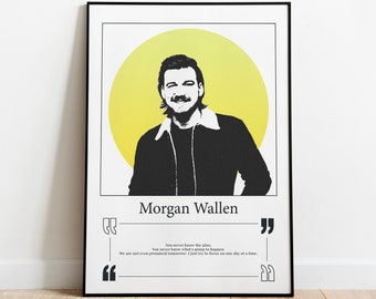 Morgan Wallen Poster - Etsy